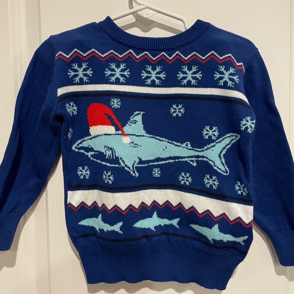 Andy & Evan | Shirts & Tops | Andy Evan Toddler Boys Christmas Shark ...
